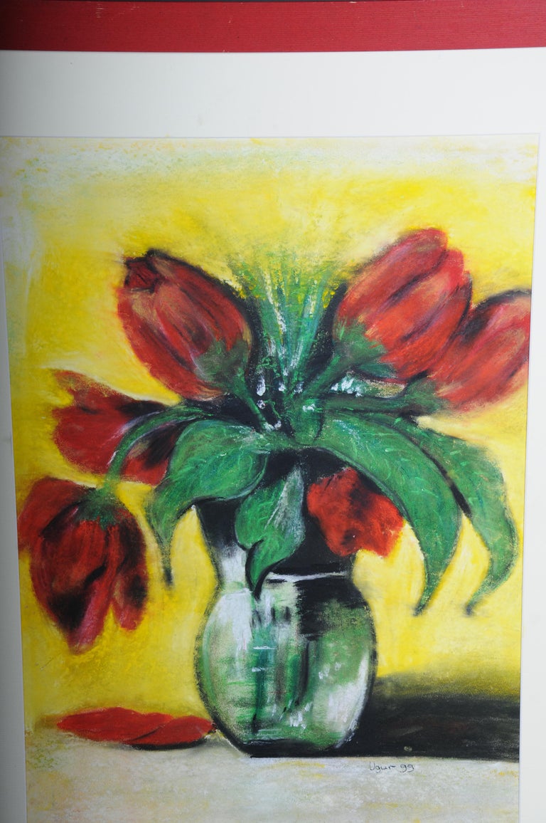 20th Century Tulips still life "Ephemeral Beauty) Pastel on paper ...