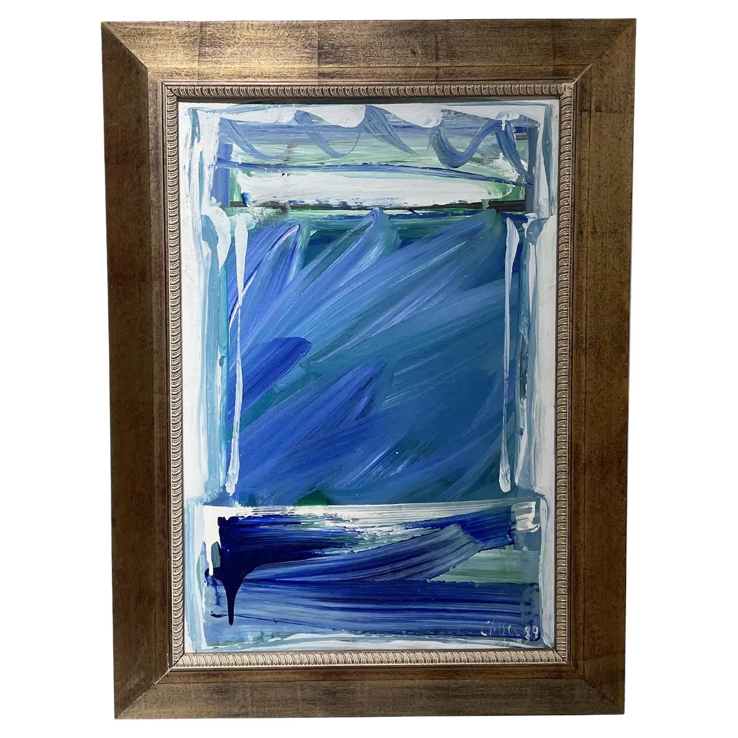 20th Century Abstract Landscape Painting by American Artist Paul ...