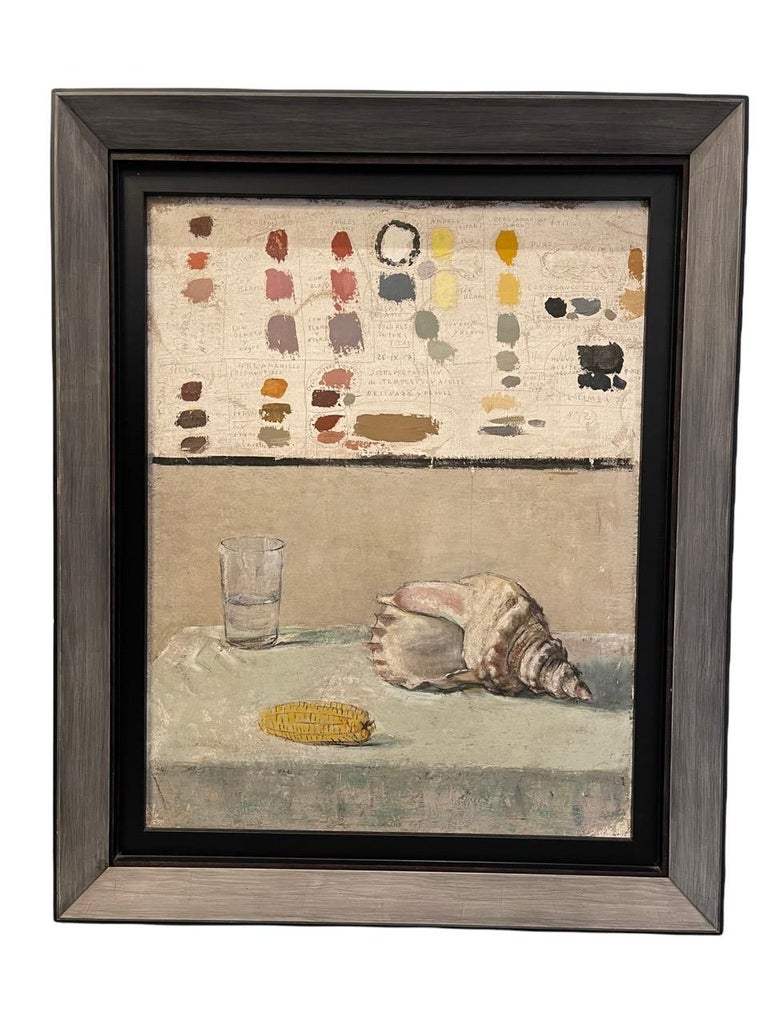 20th Century Two-Sided Oil on Canvas by Spanish Artist Ricardo Iñurria ...