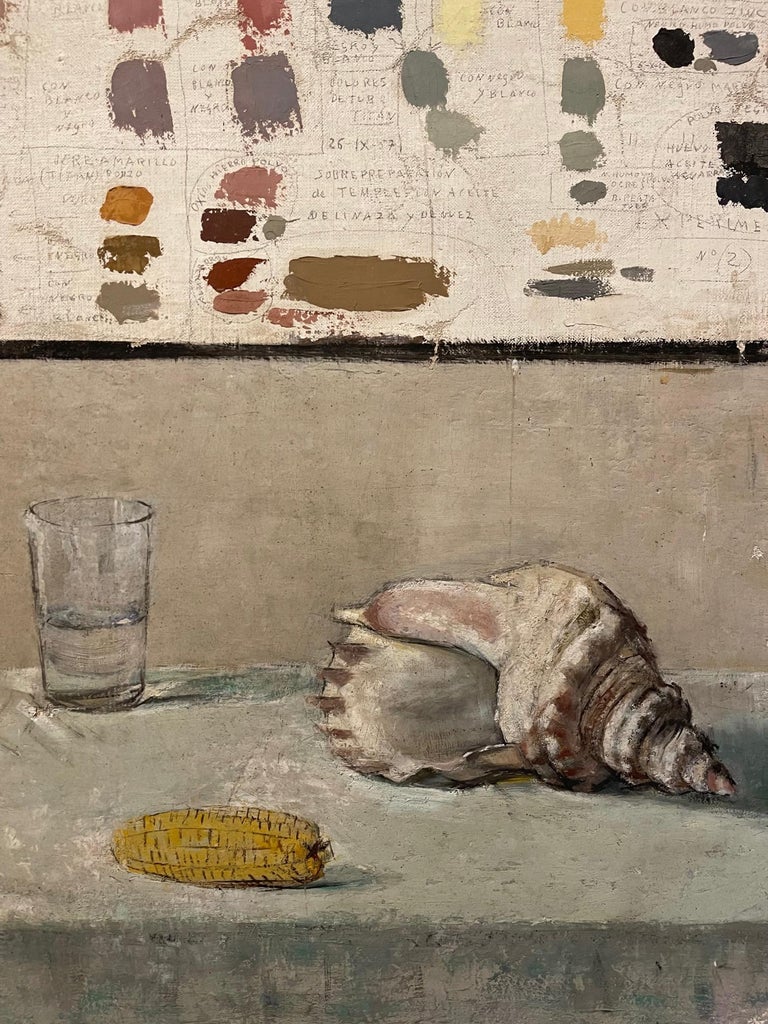 20th Century Two-Sided Oil on Canvas by Spanish Artist Ricardo Iñurria ...