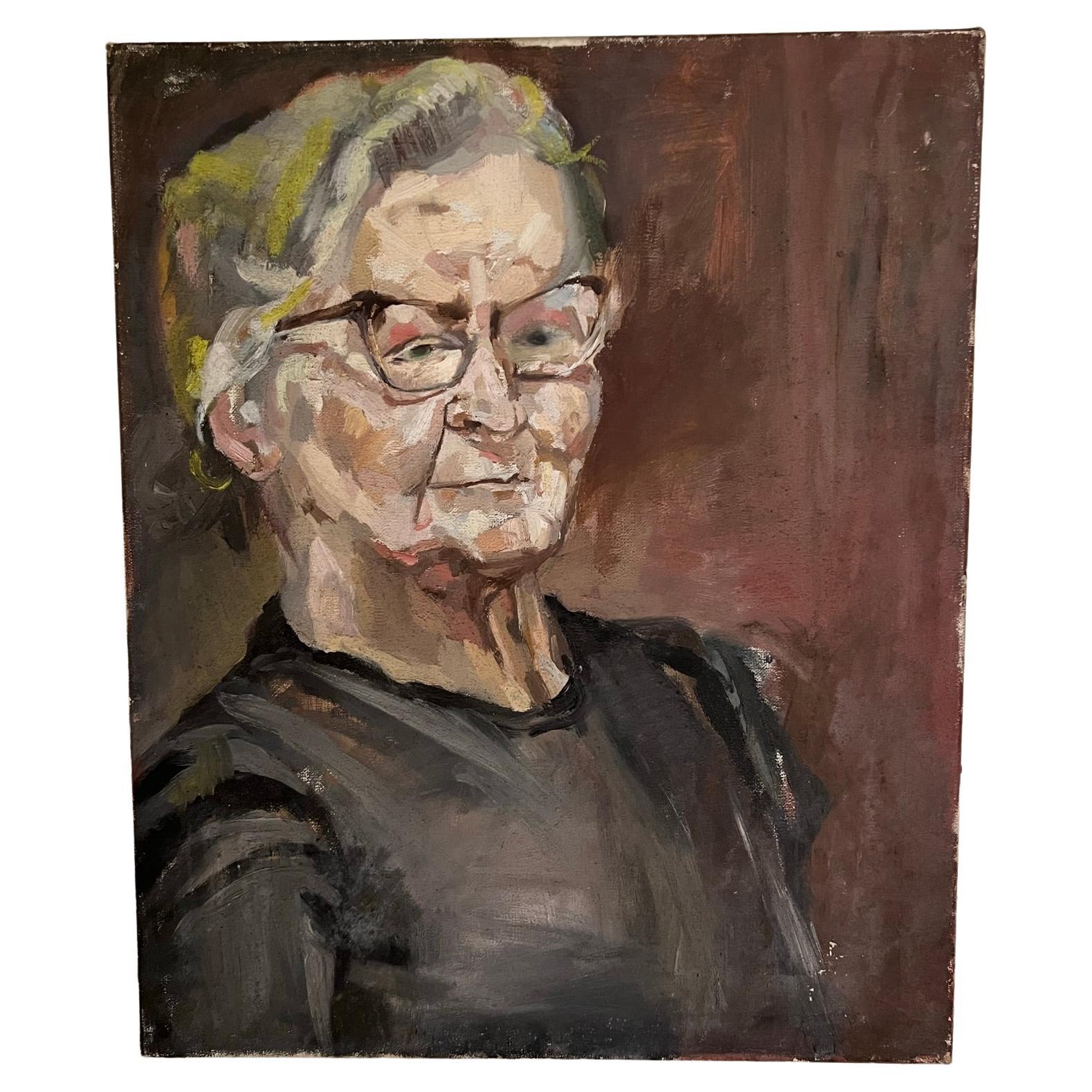 Janine Collier Oil On Canvas Titled "Val d'Oise, " 20th Century For ...