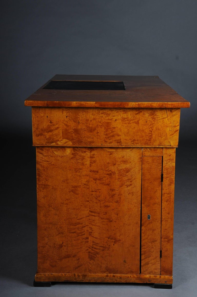 20th Century Unique Biedermeier Writing Desk, Flamed Birch For Sale at ...