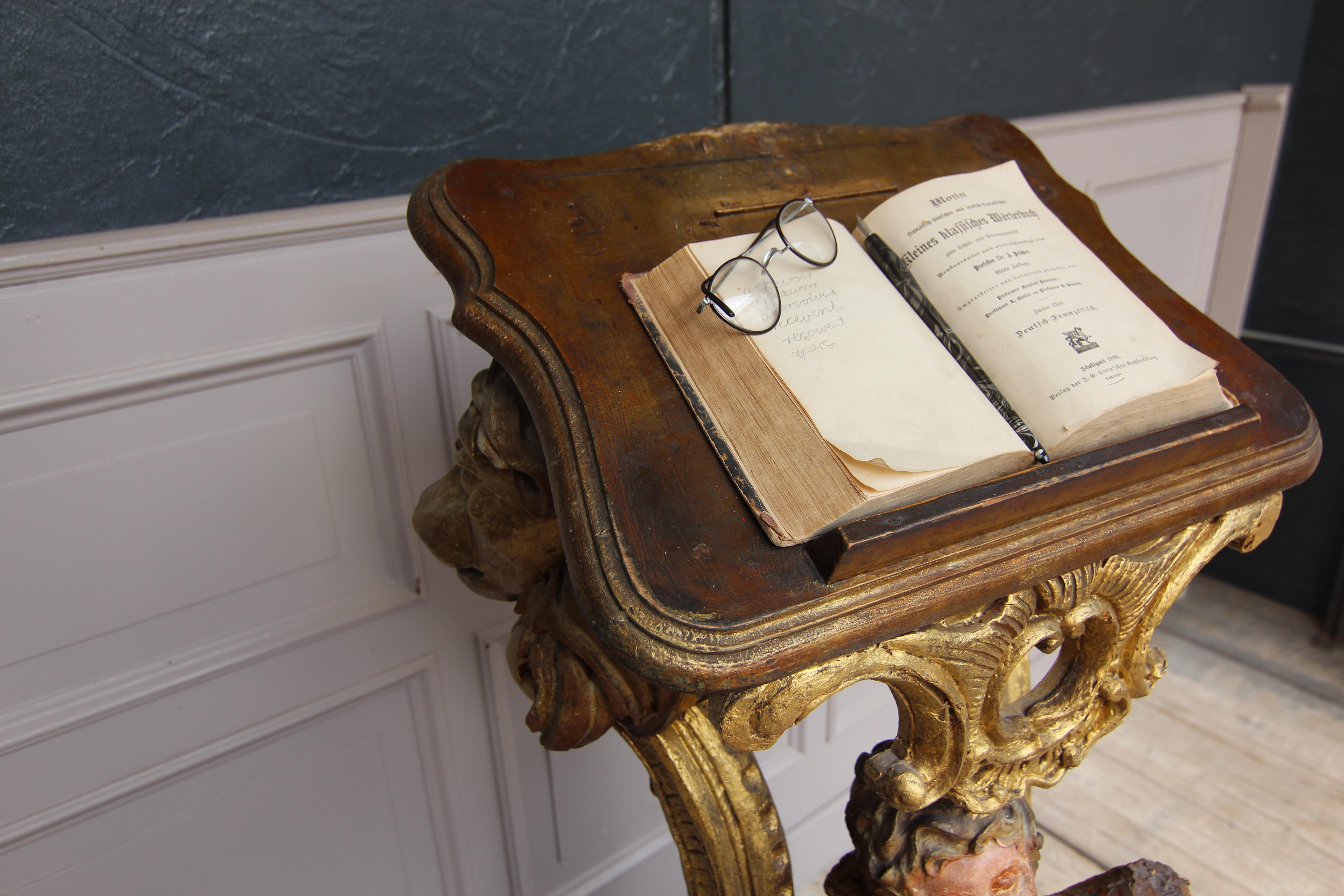 20th Century Venetian Baroque Style Theater Prop Standing Desk at ...