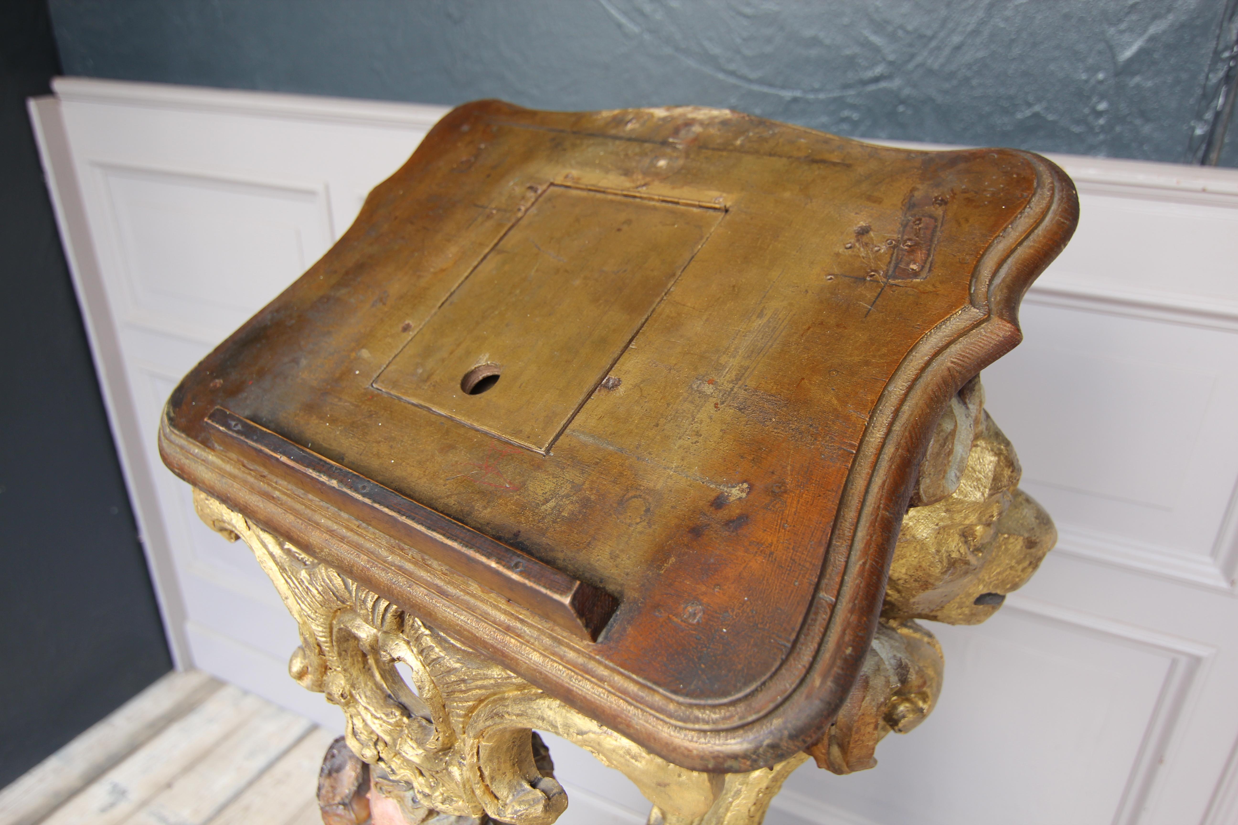 20th Century Venetian Baroque Style Theater Prop Standing Desk at ...