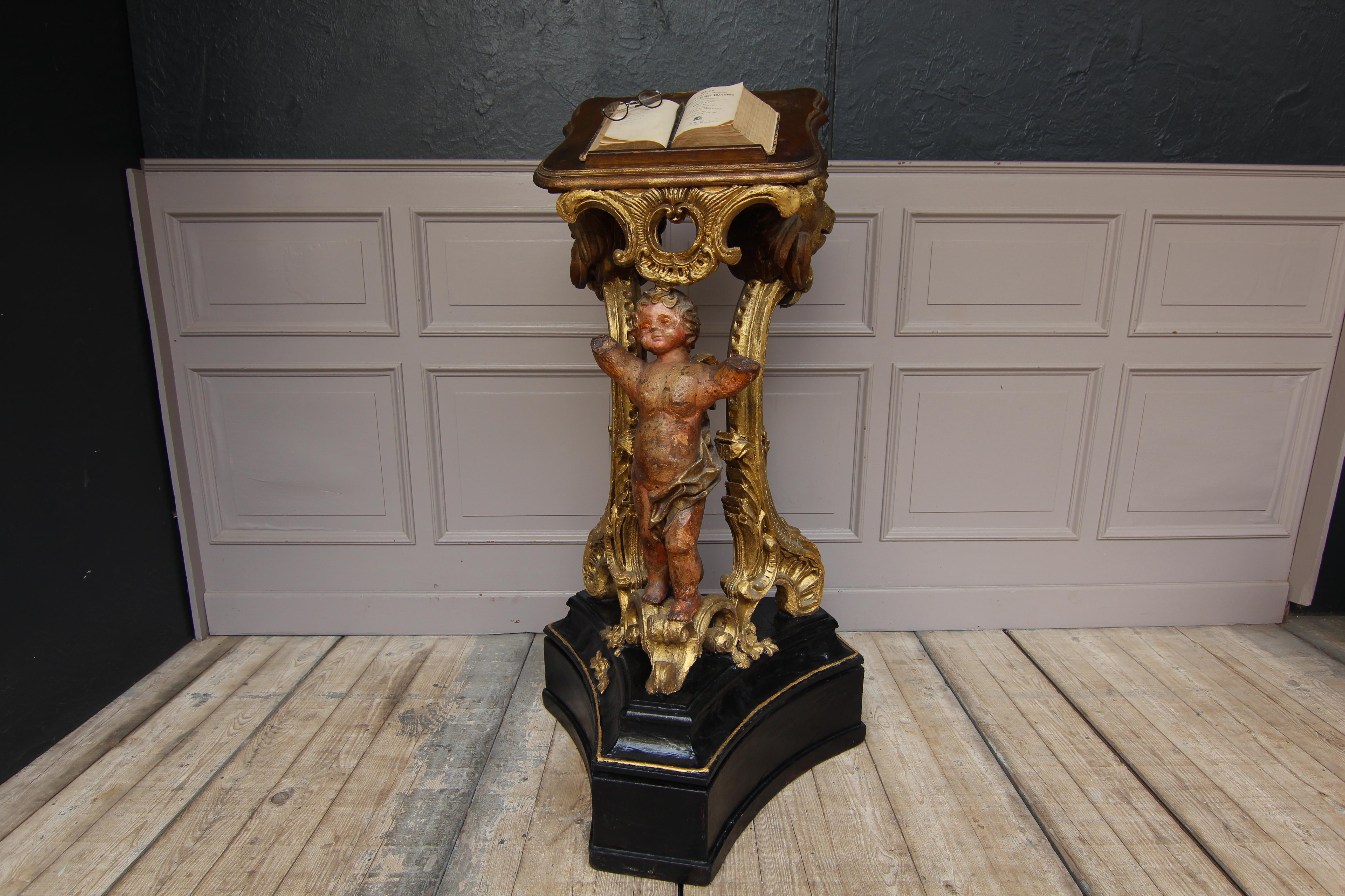 20th Century Venetian Baroque Style Theater Prop Standing Desk at ...