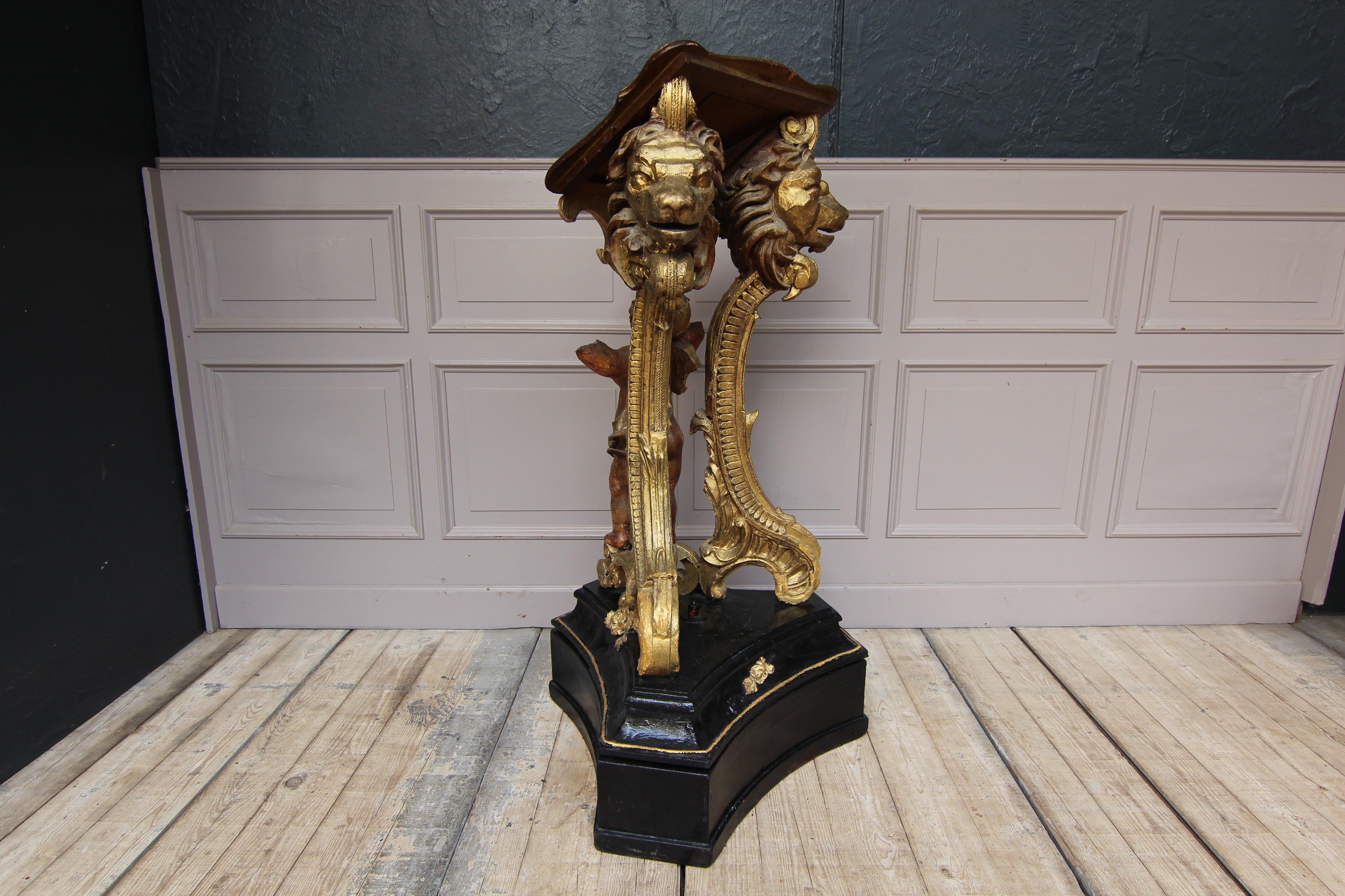 20th Century Venetian Baroque Style Theater Prop Standing Desk at ...