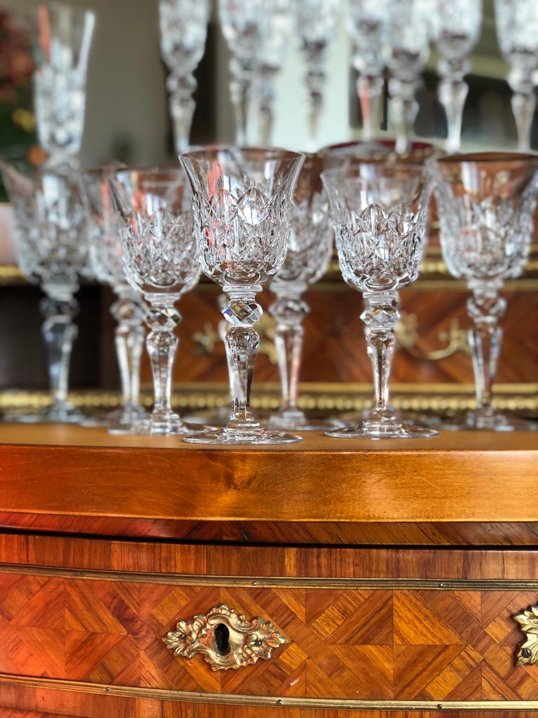 20th Century Vintage 36 Pieces Crystal Table Service by Baccarat For ...