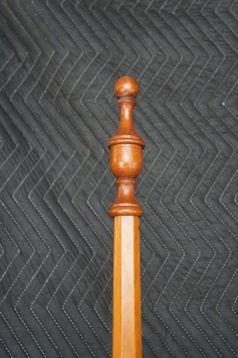 20th Century Vintage Early American Colonial Pine Pencil Post 4 Poster ...