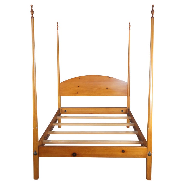 20th Century Vintage Early American Colonial Pine Pencil Post 4 Poster ...