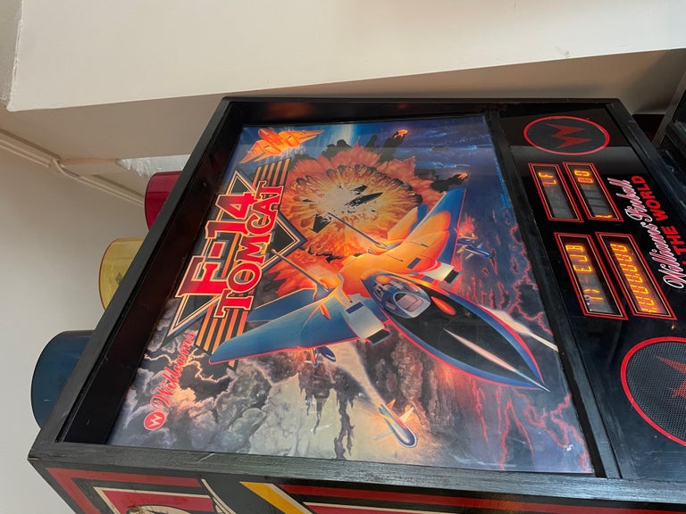20th Century Vintage F-14 TOMCAT Pinball Machine, 1987s at 1stDibs