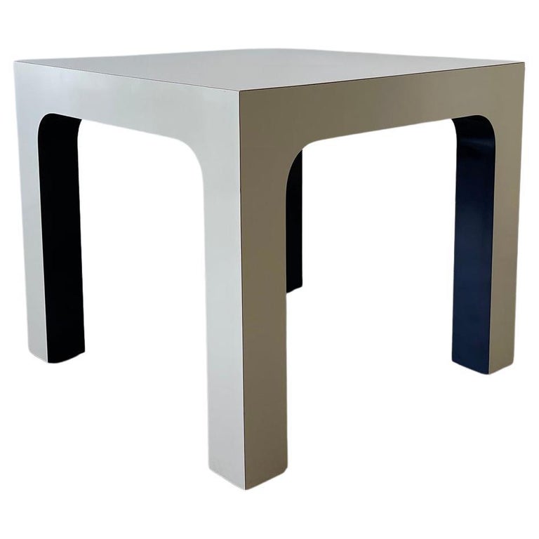 20th Century Vintage Laminate Shadow End Table For Sale at 1stDibs