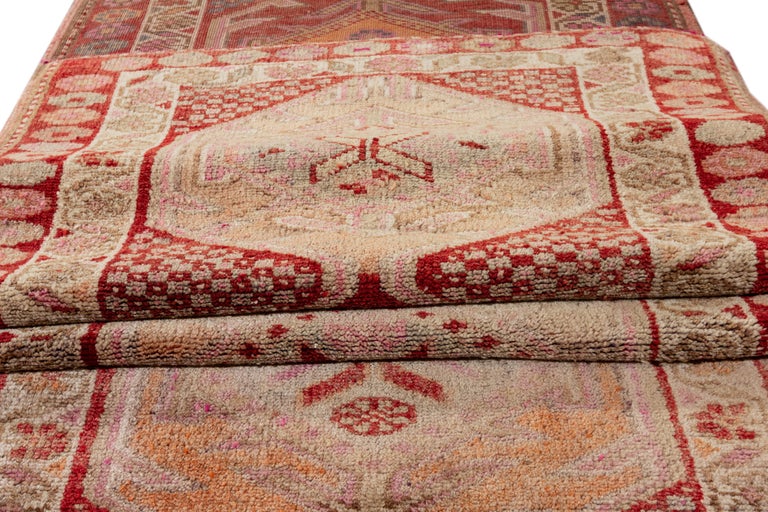20th Century Vintage Turkish Runner Rug For Sale at 1stDibs