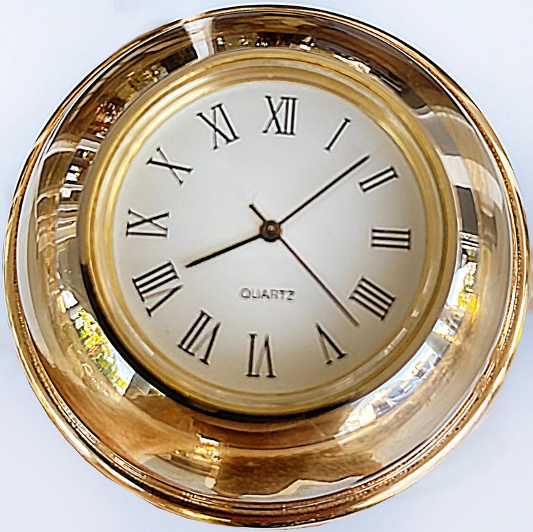 20th Century Walking Stick with Clock Handle and Wood Cane For Sale at ...