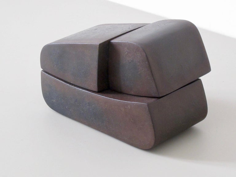 20th Century Watanabe Ryo Iron Sculpture in Three Part at 1stDibs