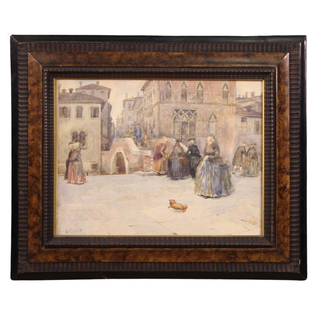 "Venice" Casein Painting on Paper by Ynez Johnston at 1stDibs | casein ...