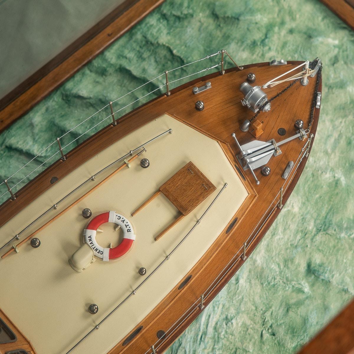 20th Century Waterline Model By Bassett Lowke Ltd, England, 1955 at 1stDibs