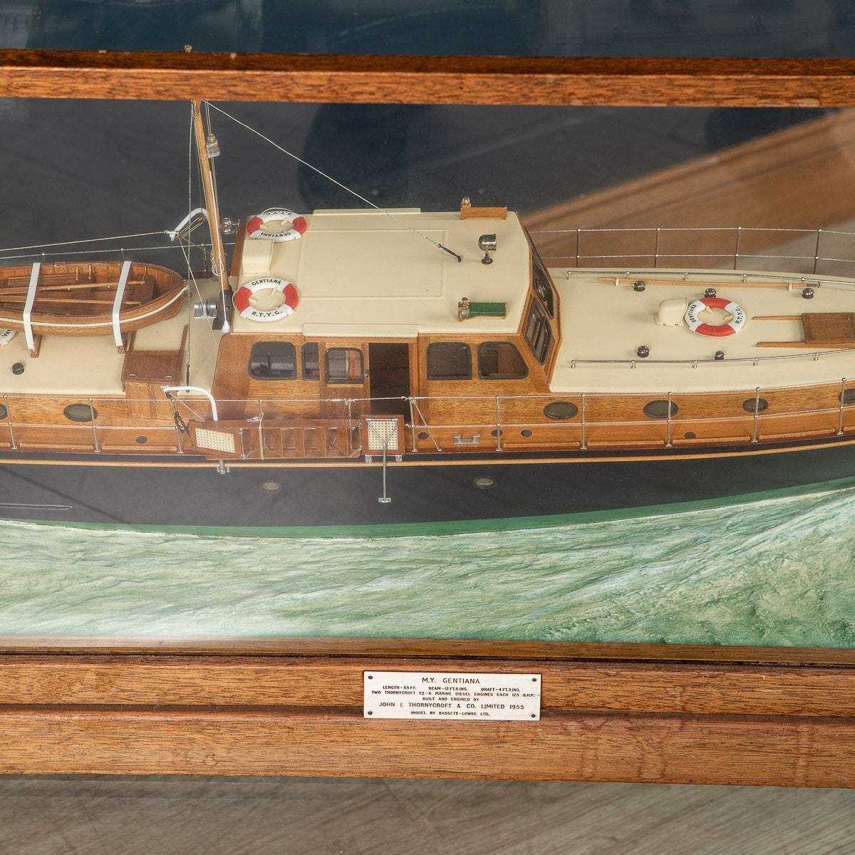 20th Century Waterline Model By Bassett Lowke Ltd, England, 1955 at 1stDibs