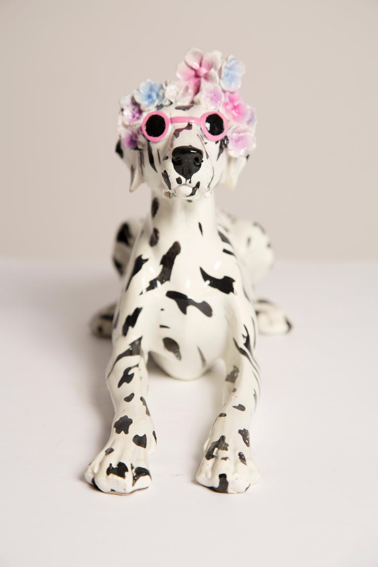 20th Century White Dalmatian Dog Sculpture, Italy, 2000s For Sale at ...