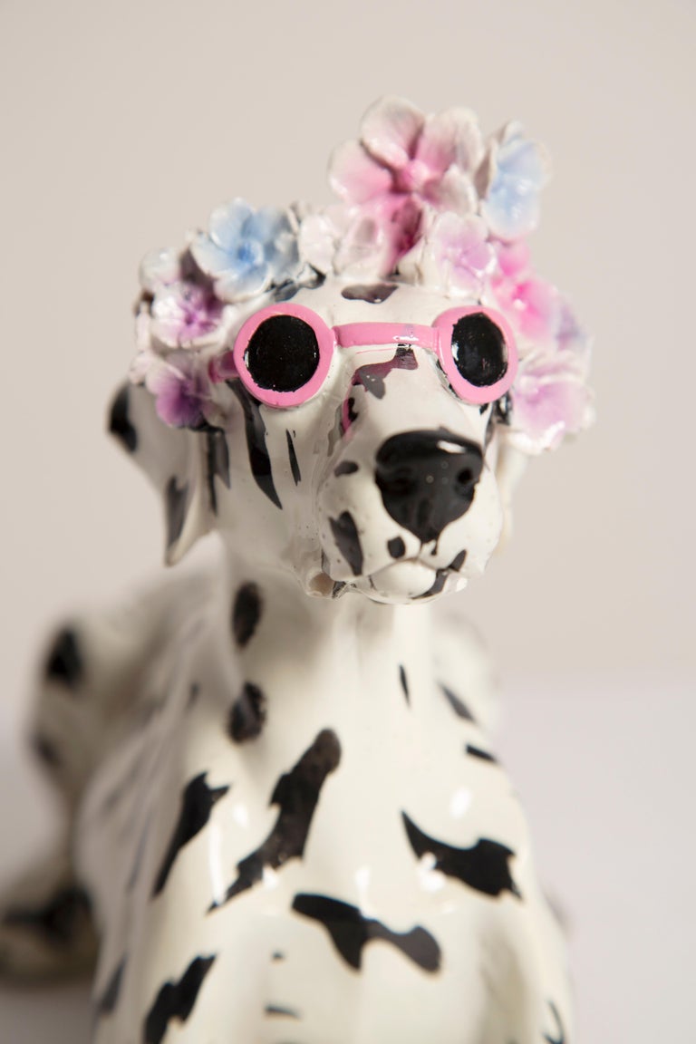 20th Century White Dalmatian Dog Sculpture, Italy, 2000s For Sale at ...
