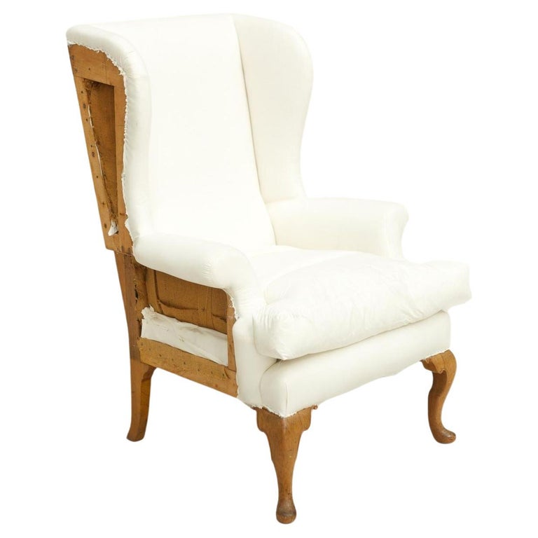 20th Century, Wingback Country House Armchair at 1stDibs