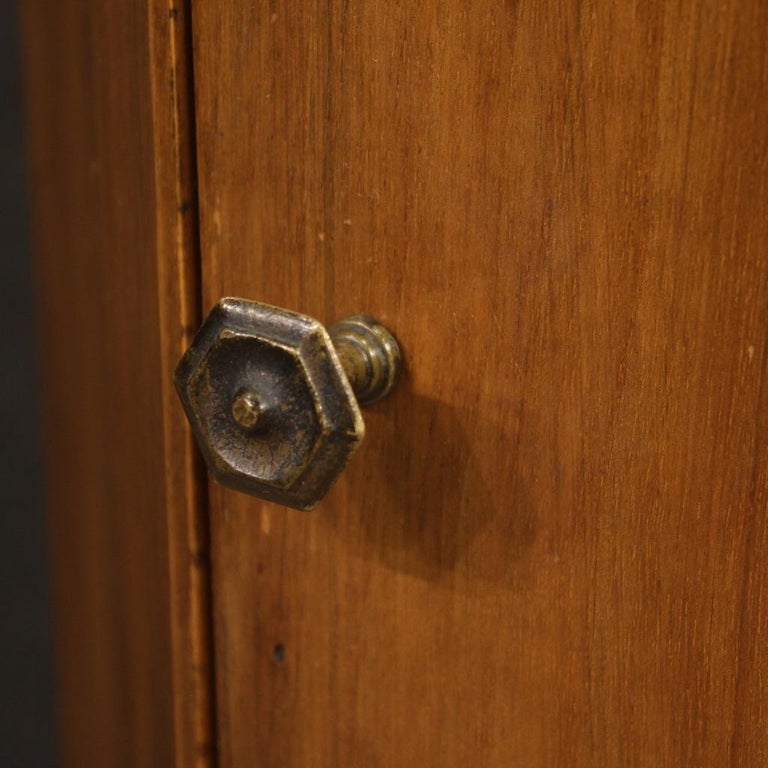 20th Century Wood Italian Octagonal Column Side Table, 1970 For Sale at ...