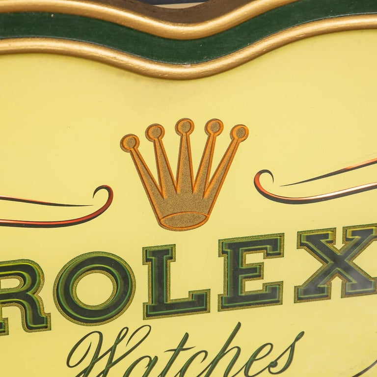 20th Century Illuminating Rolex Advertising Light Box, c.1950 For Sale ...