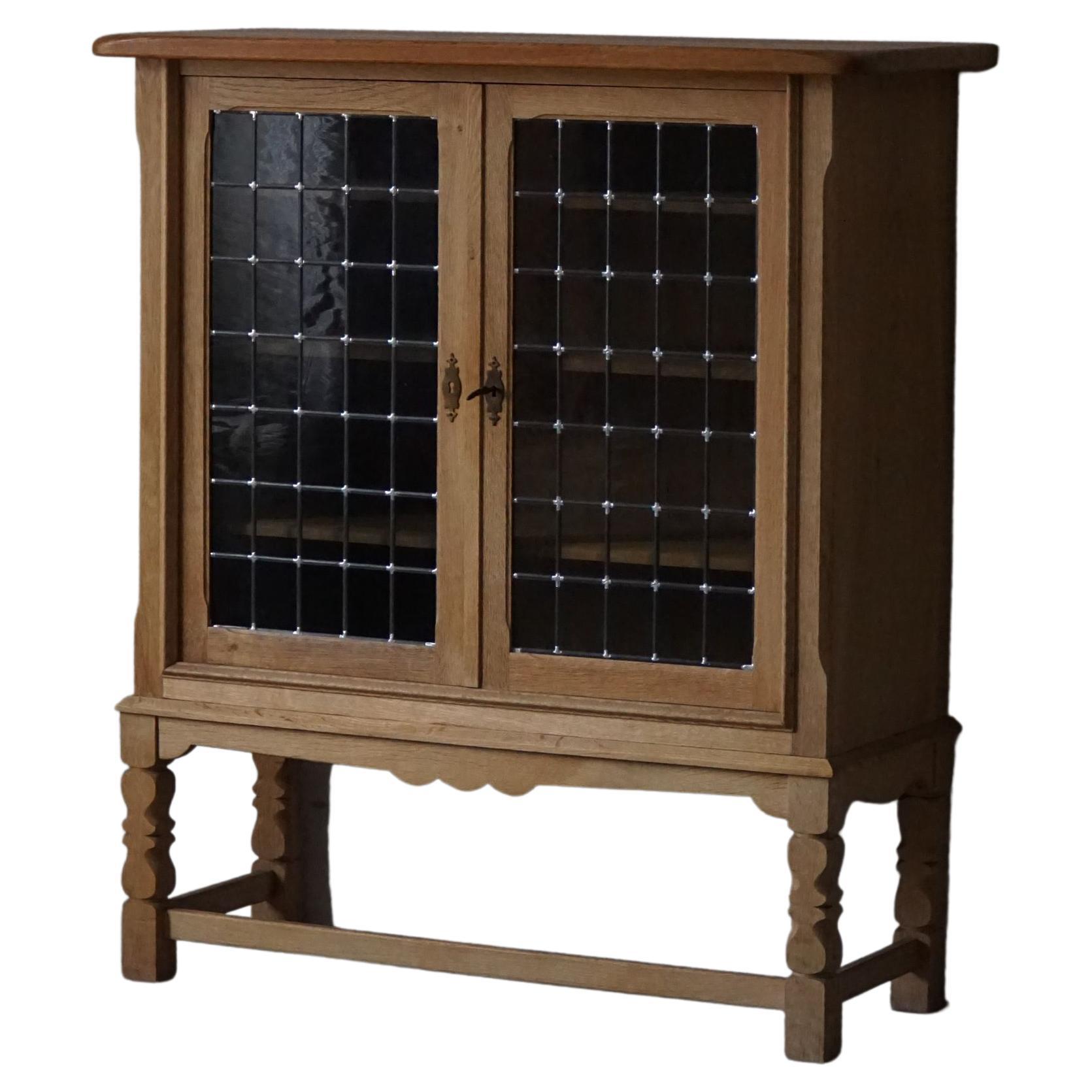 Italian Wooden Pasta Cabinet w/ 20 Glass Front Drawers For Sale at 1stDibs