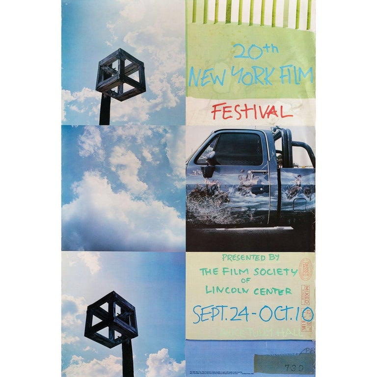 20th New York Film Festival 1982 U.S. Half Subway Poster Signed For ...