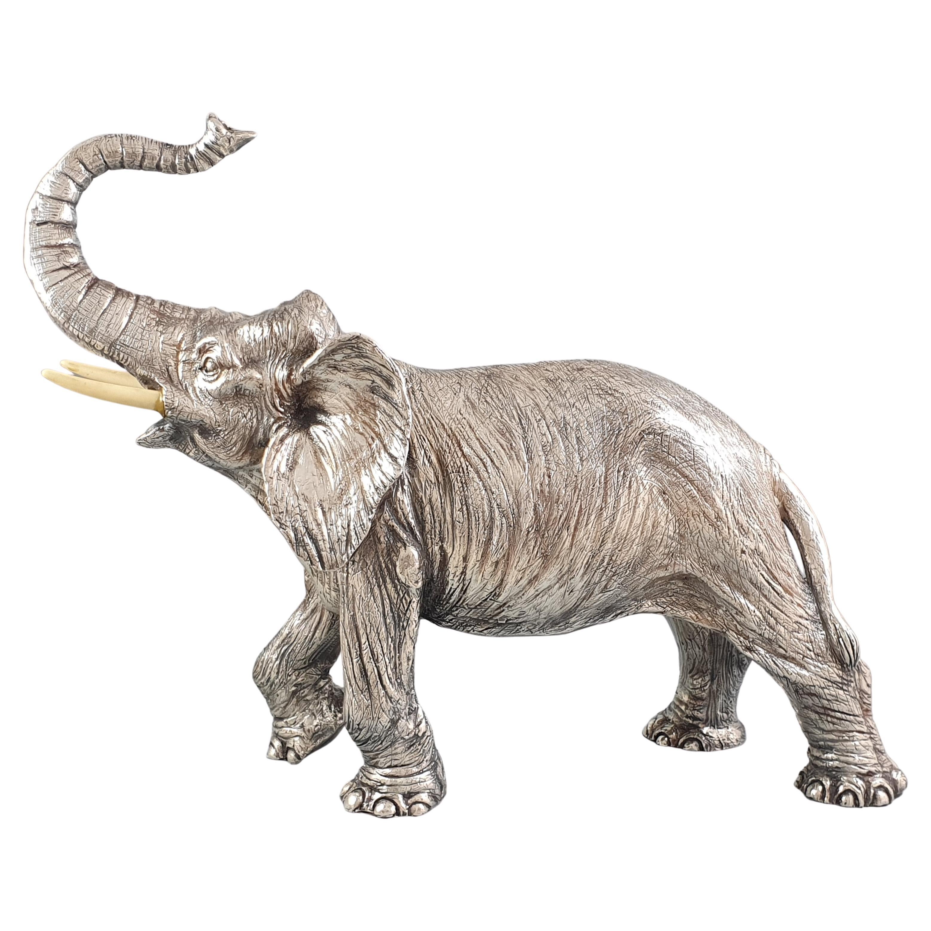 Sterling Silver Sculpture of a Chimpanzee Monkey by Erwin Peeters For ...