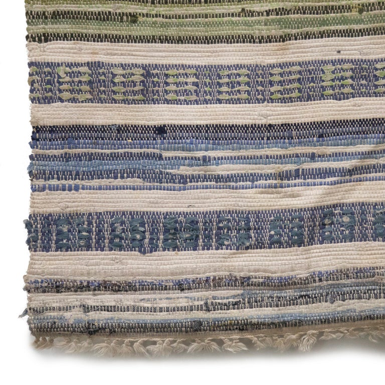 20th Swedish Rag Rug For Sale at 1stDibs