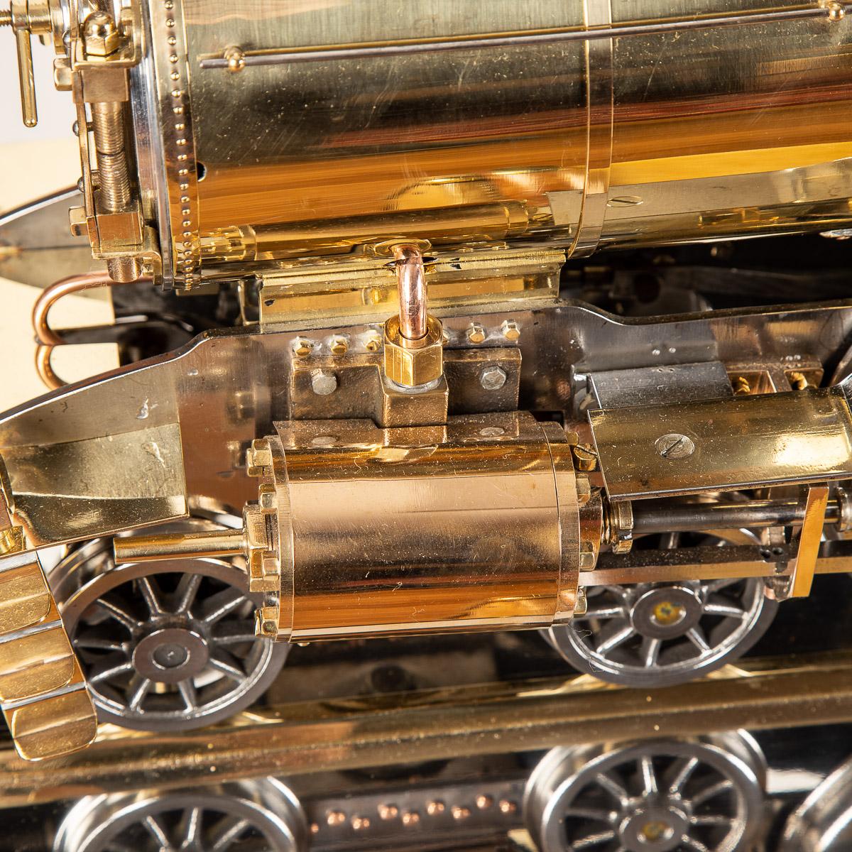 20thc Brass and Aluminium Model of an Atlantic Class Locomotive by ...