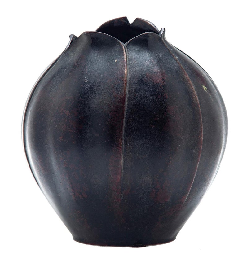 20th Century Japanese Lotus-Form Vase at 1stDibs