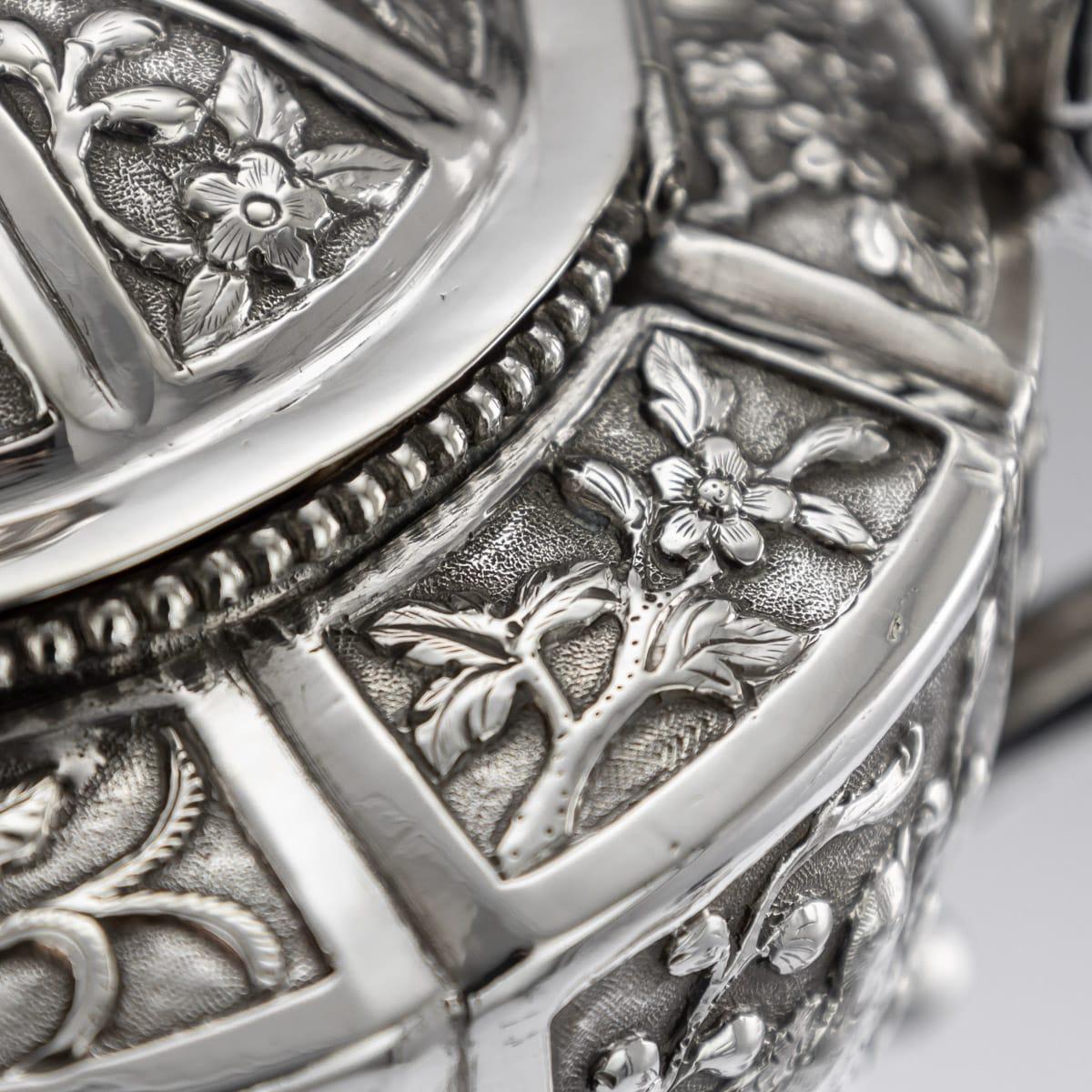 20th Century South Asian Solid Silver Tea Set, Cambodia / Malaysia ...