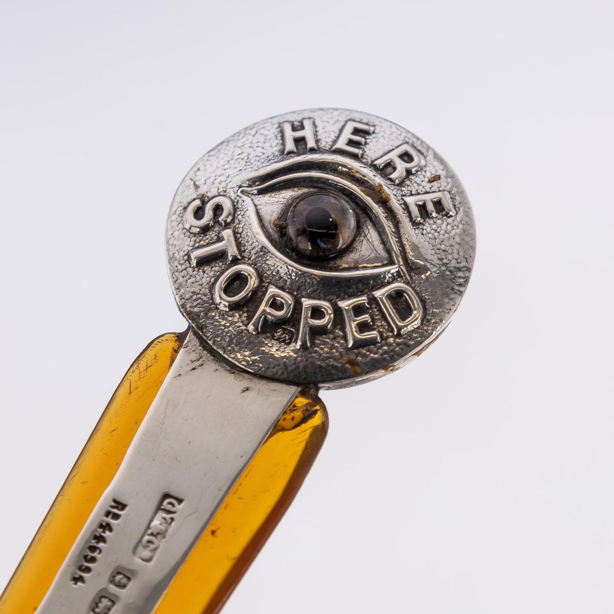 20thC Victorian Solid Silver Novelty Bookmark, London, c.1901 For Sale ...