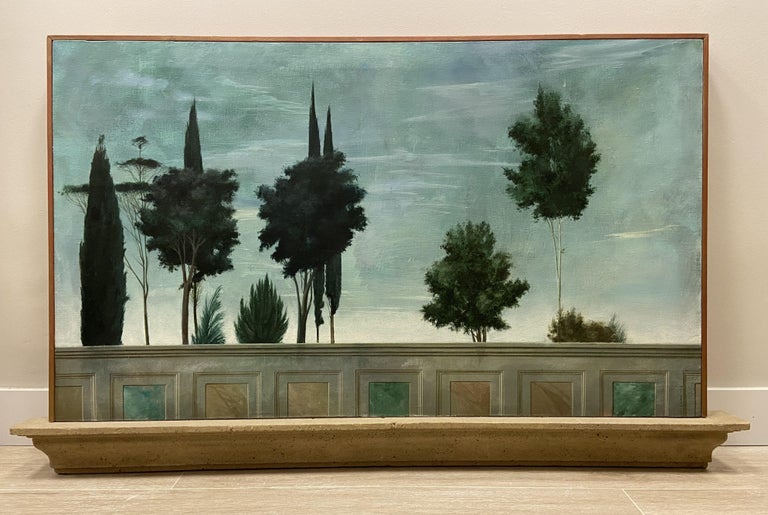 20th Century, Spanish Hyperrealism Oil on Canvas, Landscape, Signed For ...