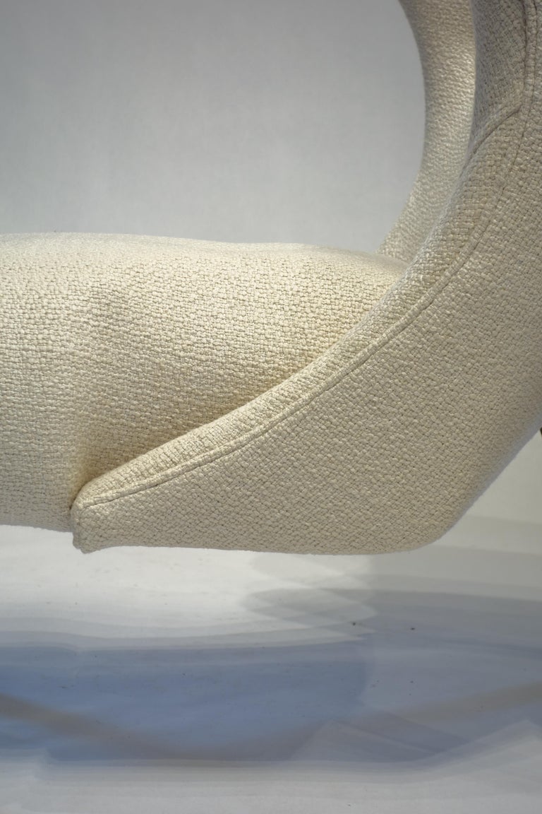 21 Century Fresh Pond Mod Wing Chair by Michael Del Piero, Made to ...