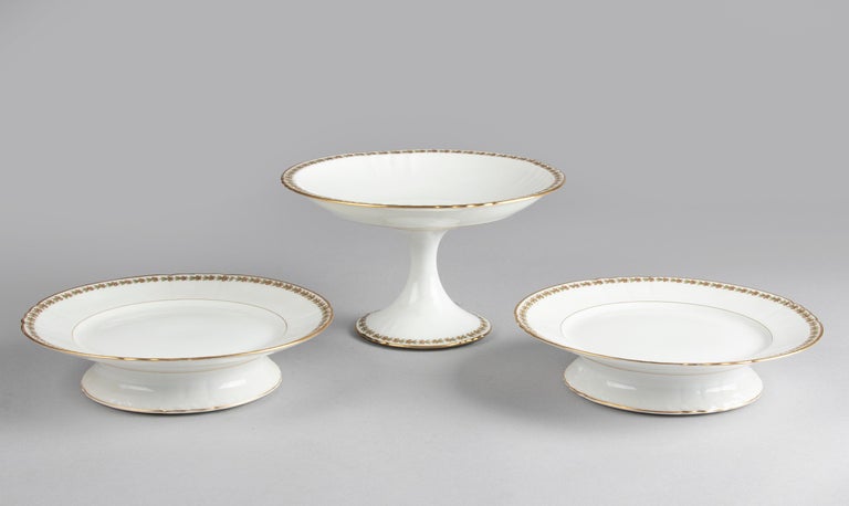 21-Piece Early 20th Century Porcelain Dinner Set Made by Limoges at ...