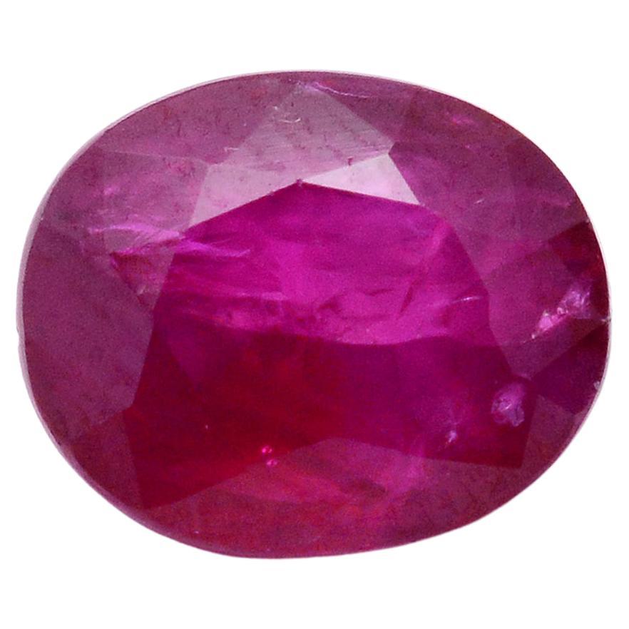 AGL Certified 2.24 Carat No Heat Burma Ruby with Old-Cut Diamonds For ...
