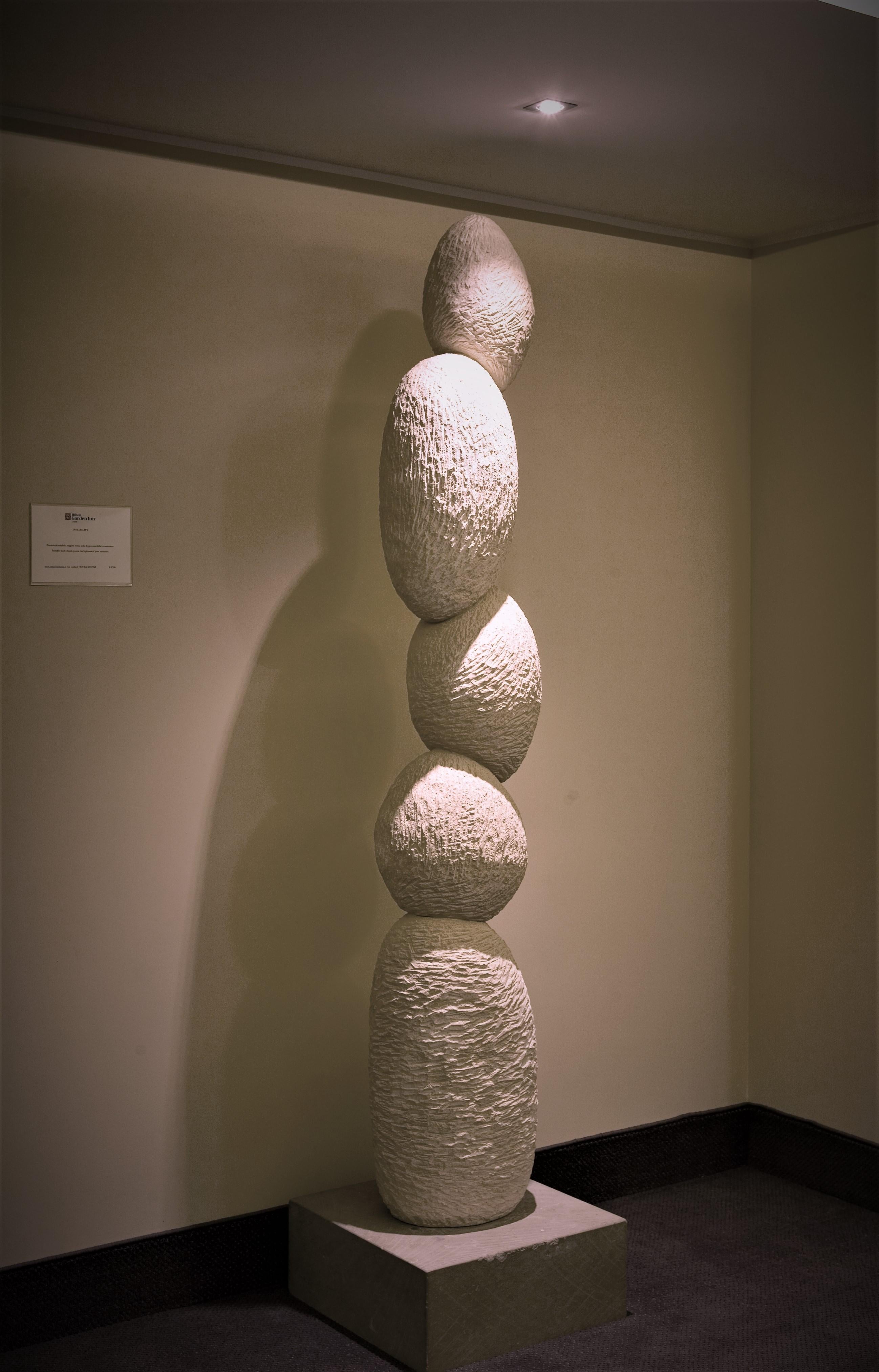 21st Century Abstract Sculpture INSTABILITY 80 cm height by Renzo ...