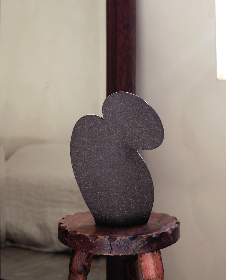 21st Century Amoureux, Man Vase in Black Ceramic, Hand-Crafted in ...