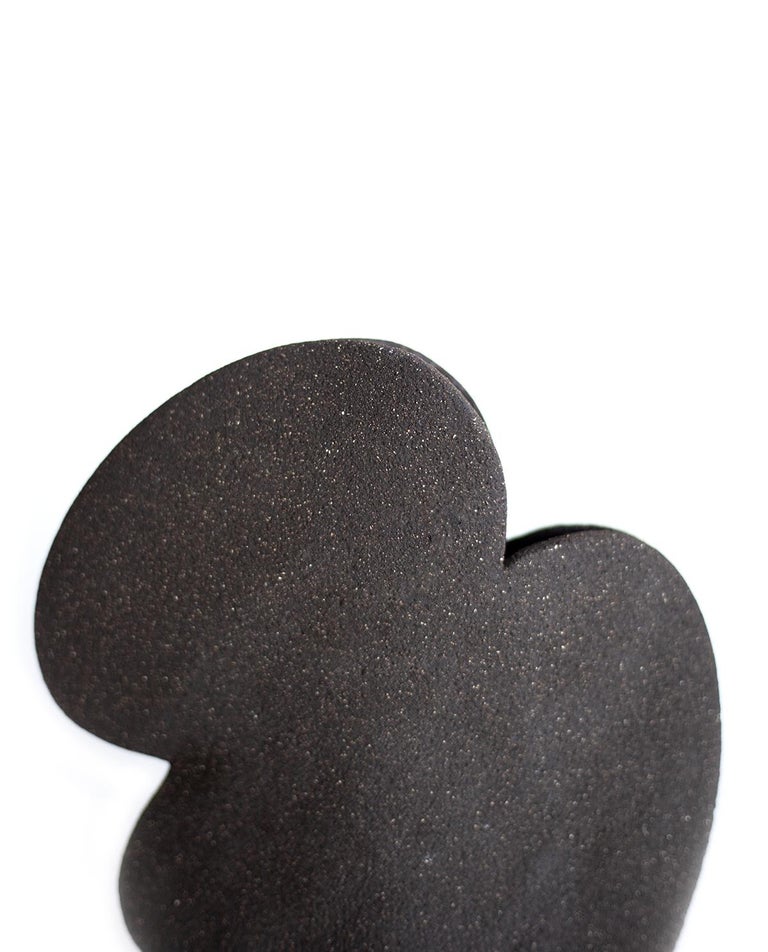 21st Century Amoureux, Woman Vase in Black Ceramic, Hand-Crafted in ...