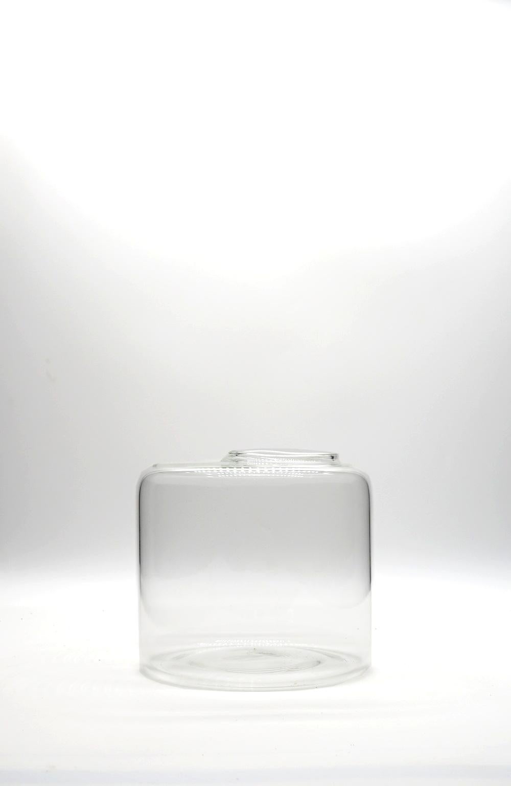 21st Century Asymetric 3 Vases Set, Hand-Crafted Borosilicate Vases ...