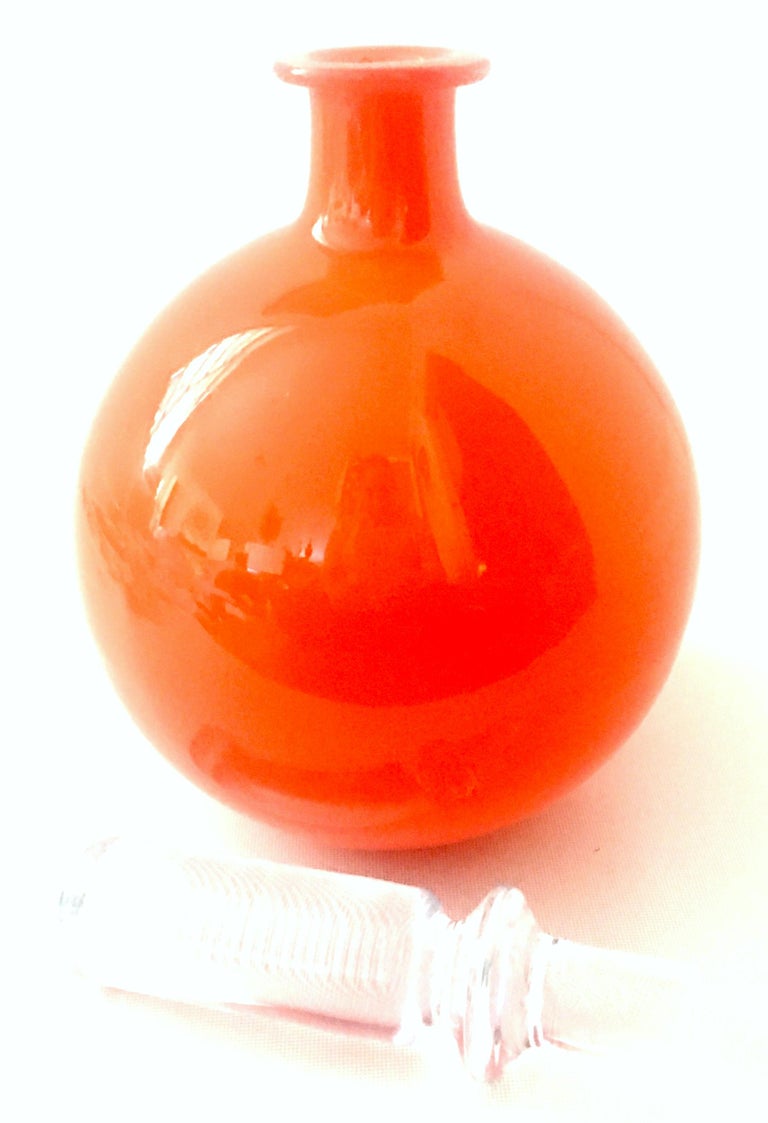 21st Century Blown Art Glass Liquor "Lab" Decanter and Stopper at 1stDibs