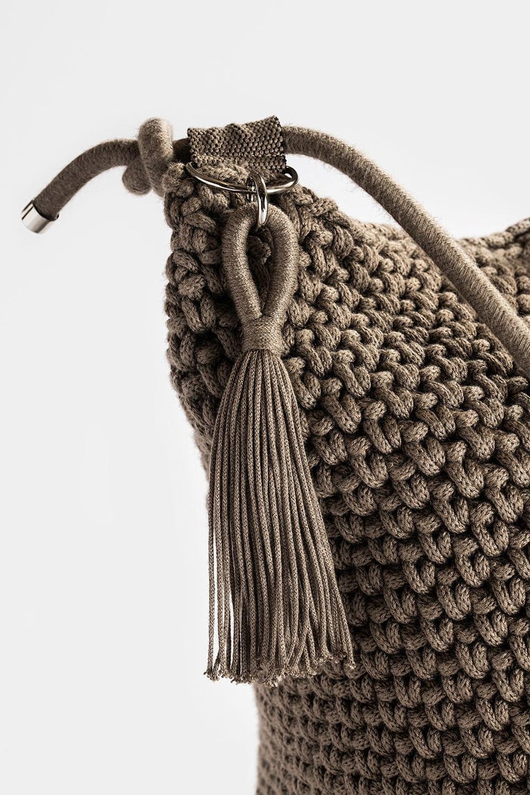 21st Century Brown Black Outdoor Indoor Rug, Bag Cushion, and Double ...