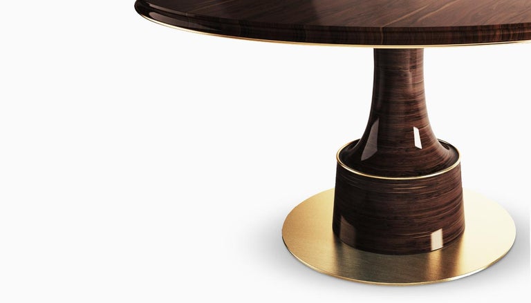 21st Century Buck Dining Table Walnut Wood For Sale at 1stDibs