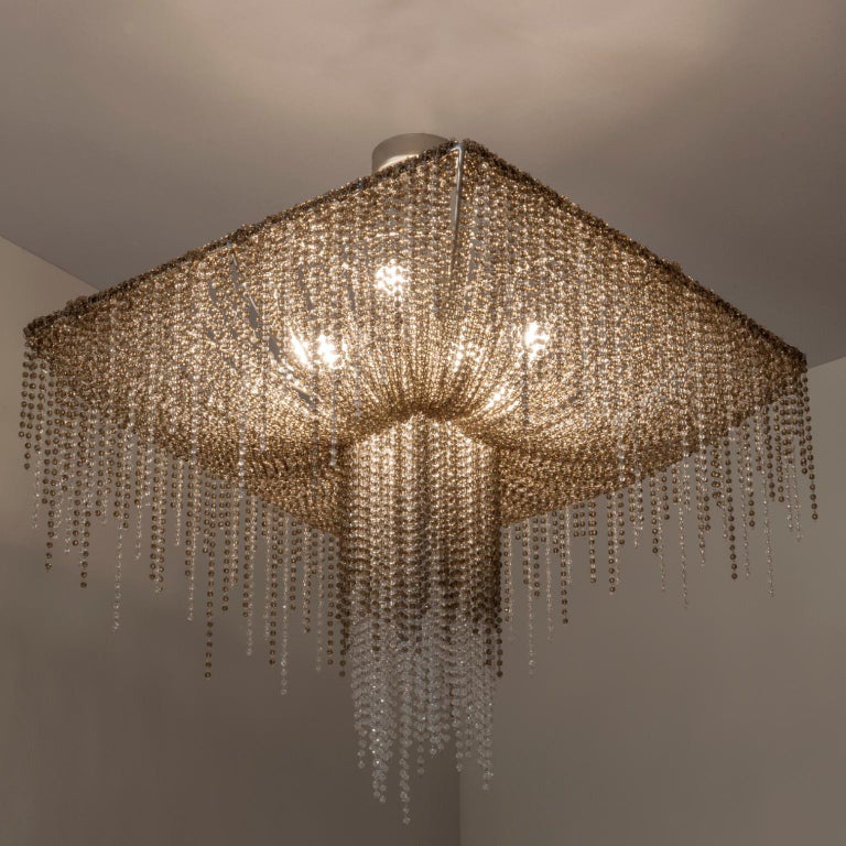 21st Century Burlesque Champagne Chandelier and Crystals by Patrizia ...