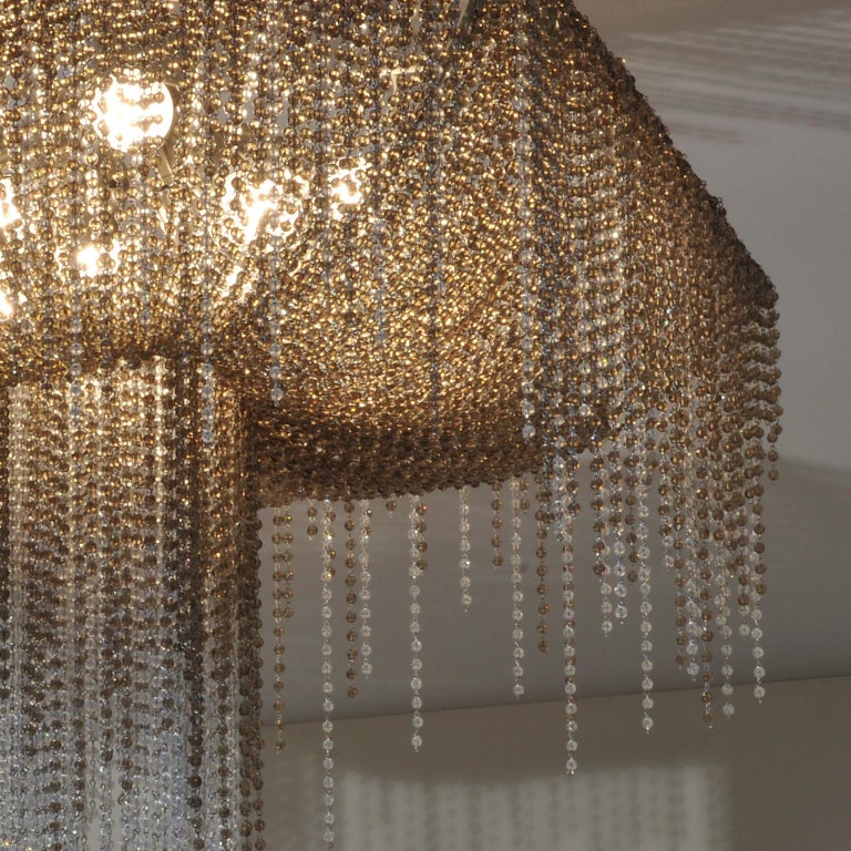 21st Century Burlesque Champagne Chandelier and Crystals by Patrizia ...