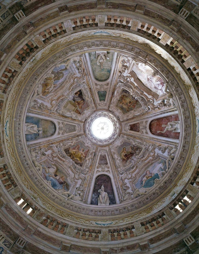 Scena Rotonda Small Murano Glass Carved Mirror by Portego For Sale at ...