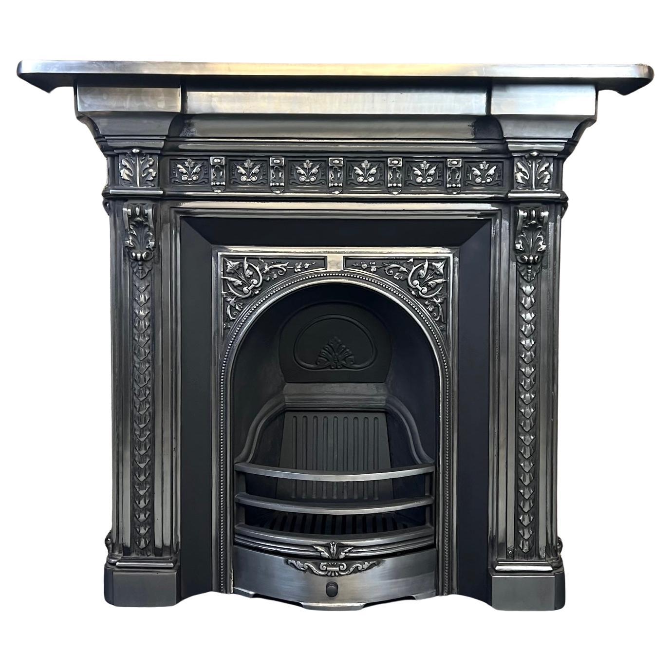 Ornate Victorian cast iron combination fireplace at 1stDibs | victorian ...