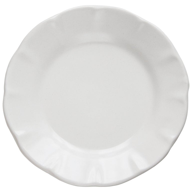 21st Century Ceramic Side Plate White Handmade For Sale at 1stDibs ...